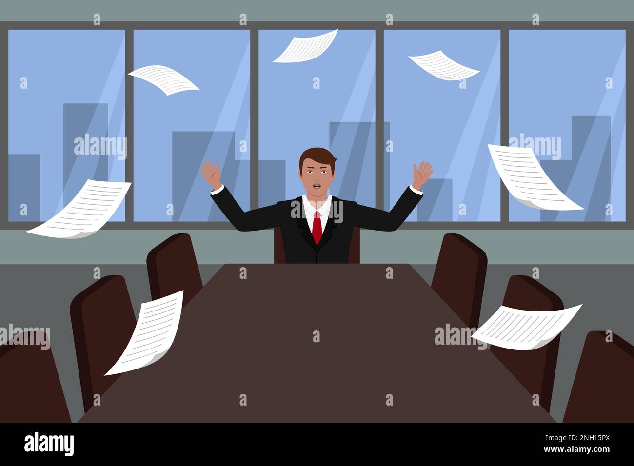 Angry boardroom hi-res stock photography and images - Alamy