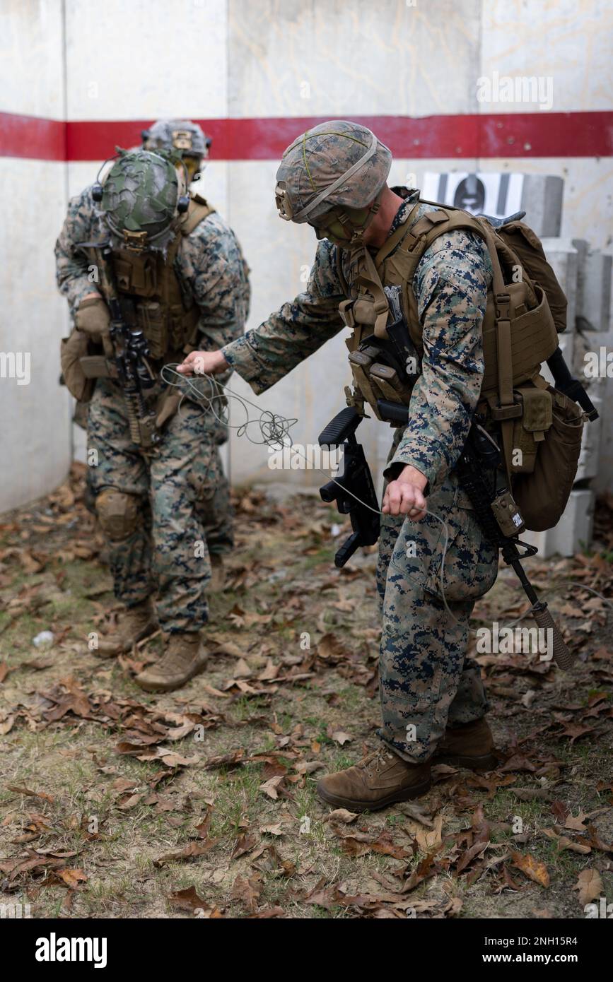 U.S. Marines with 2d Combat Engineer Battalion, 2d Marine Division ...
