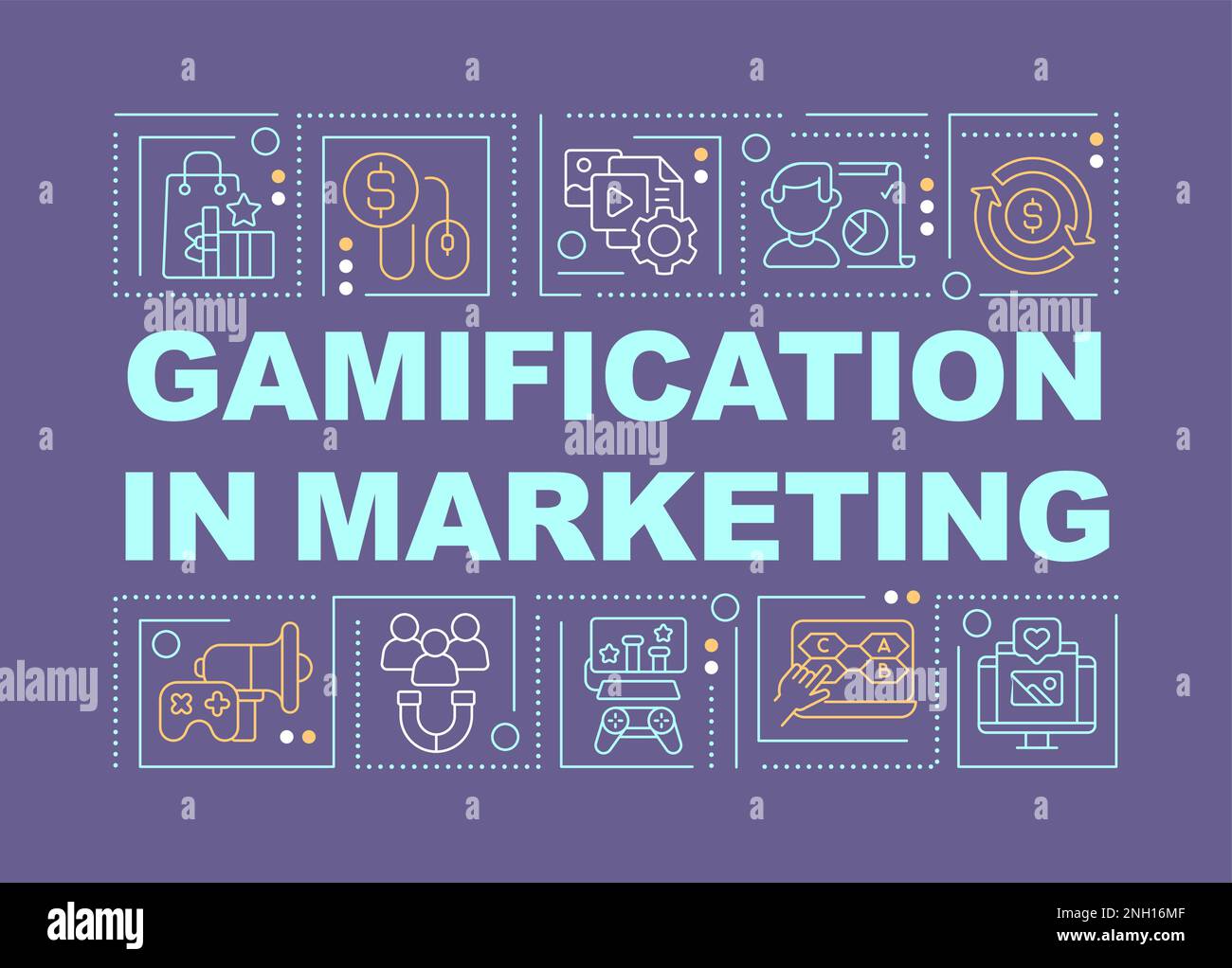Gamification in marketing word concepts purple banner Stock Vector ... Gamification in marketing word concepts purple banner Stock Vector ...