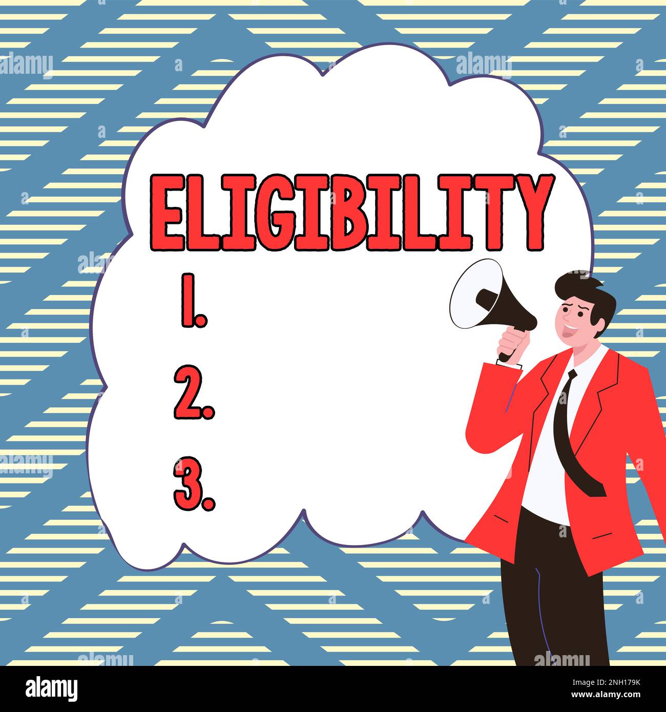 Conceptual display Eligibility, Word Written on State of having the ...