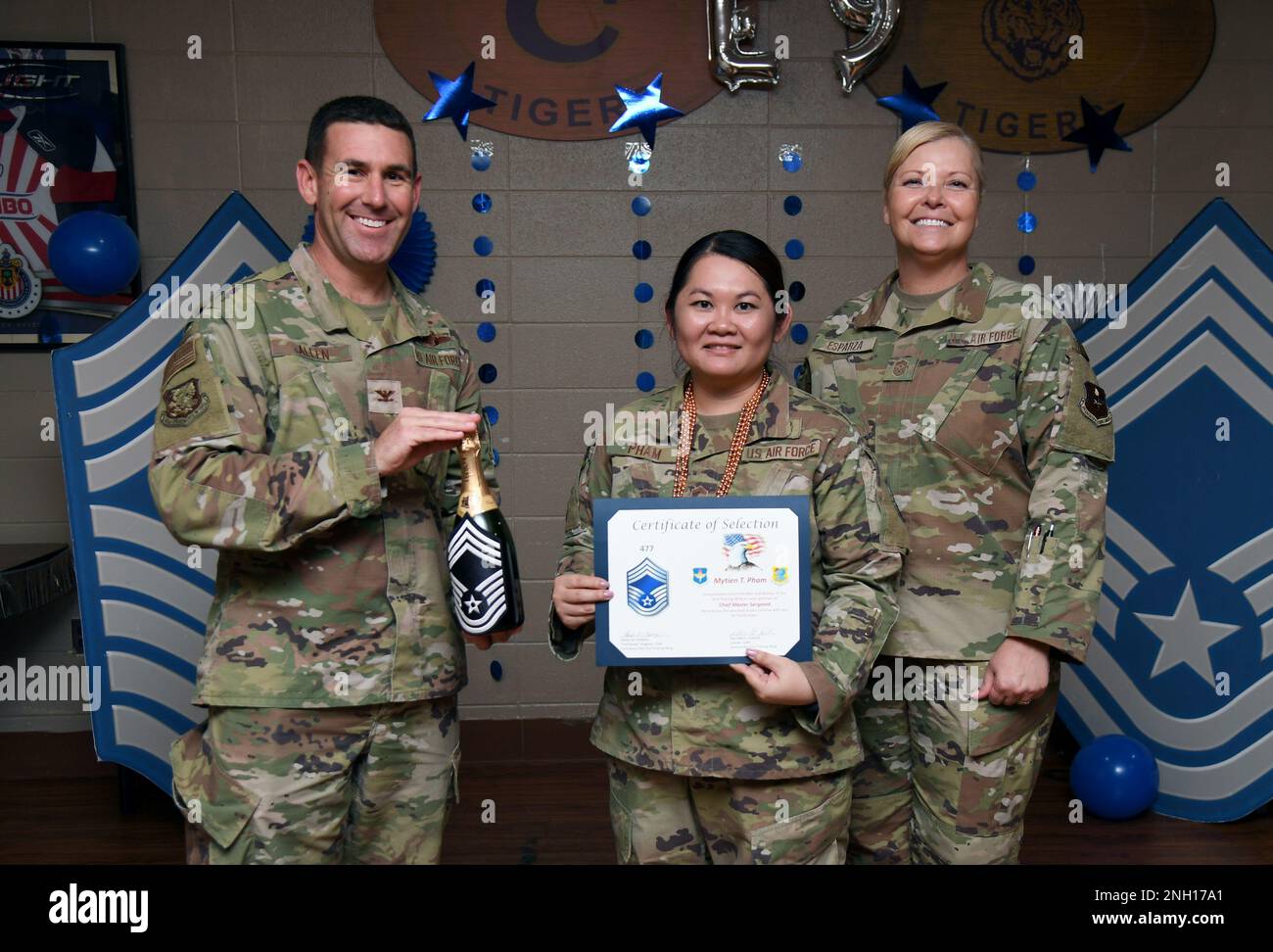 U.S. Air Force Col. Jason Allen, 81st Training Wing vice commander, and ...