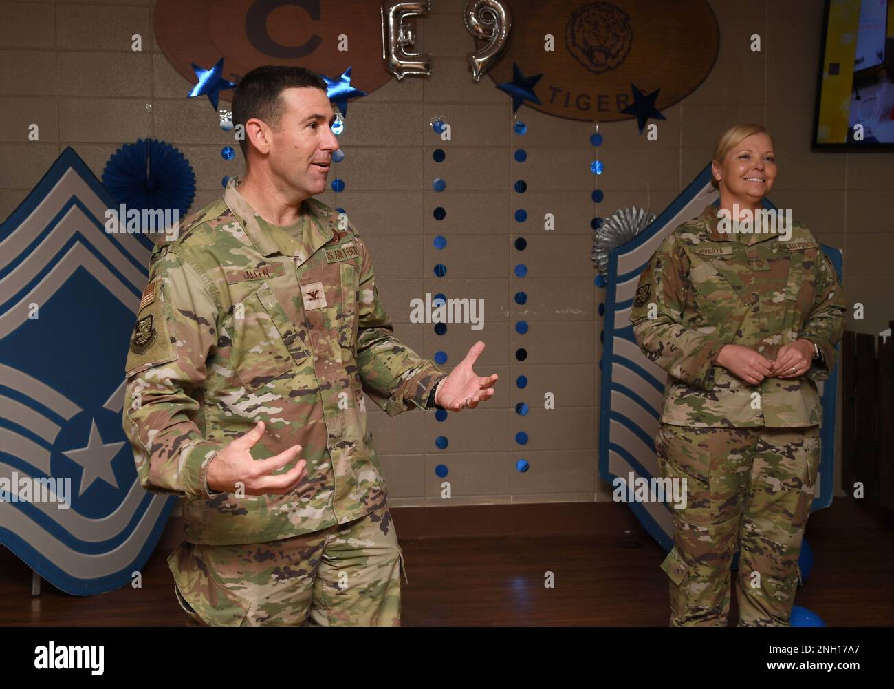 U.S. Air Force Col. Jason Allen, 81st Training Wing vice commander, and ...