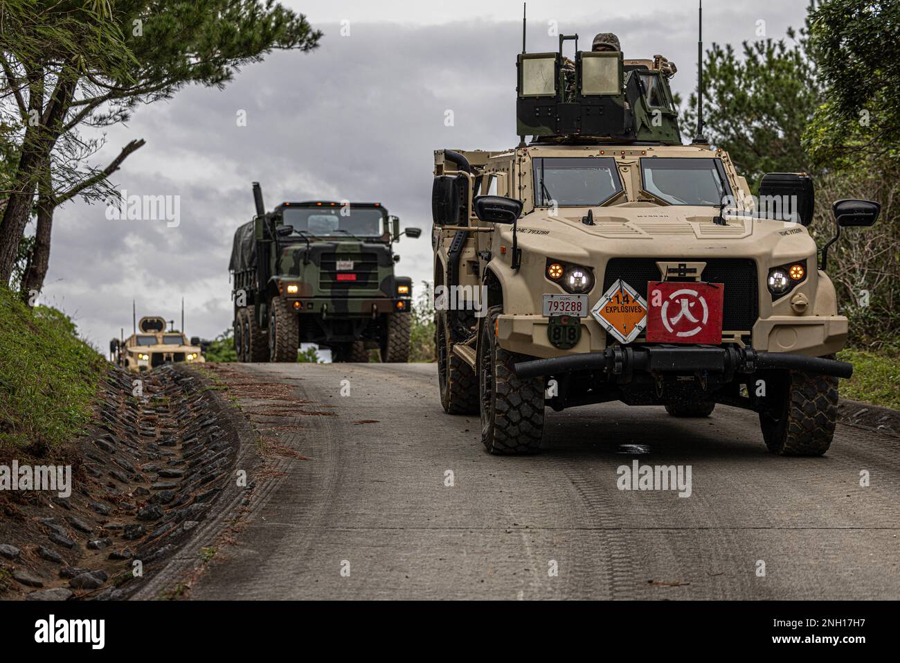 U.S. Marines with 3rd Landing Support Battalion, Combat Logistics ...