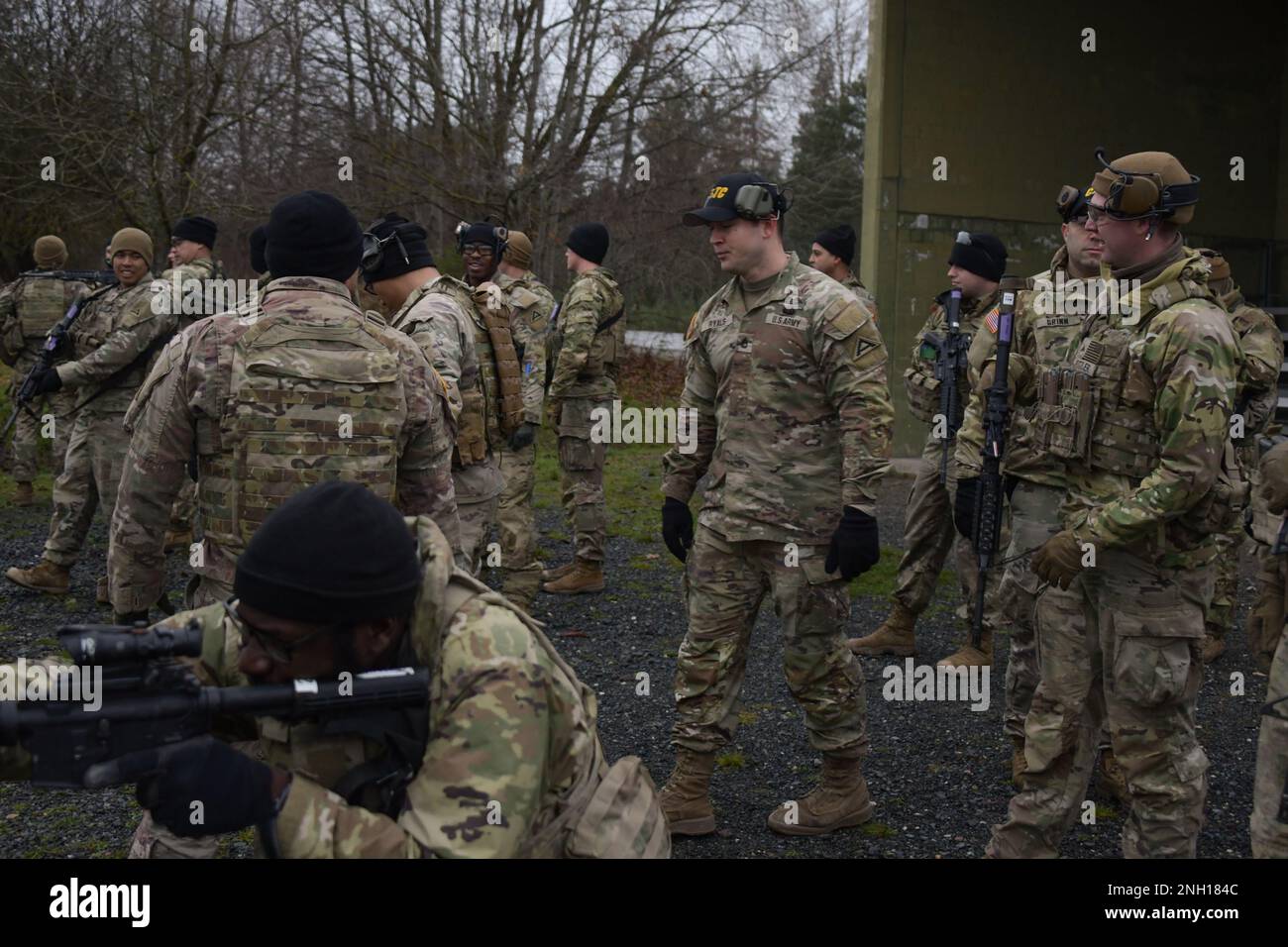 U.S. Army Soldiers attend the U.S. Army Europe and Africa Marksman ...