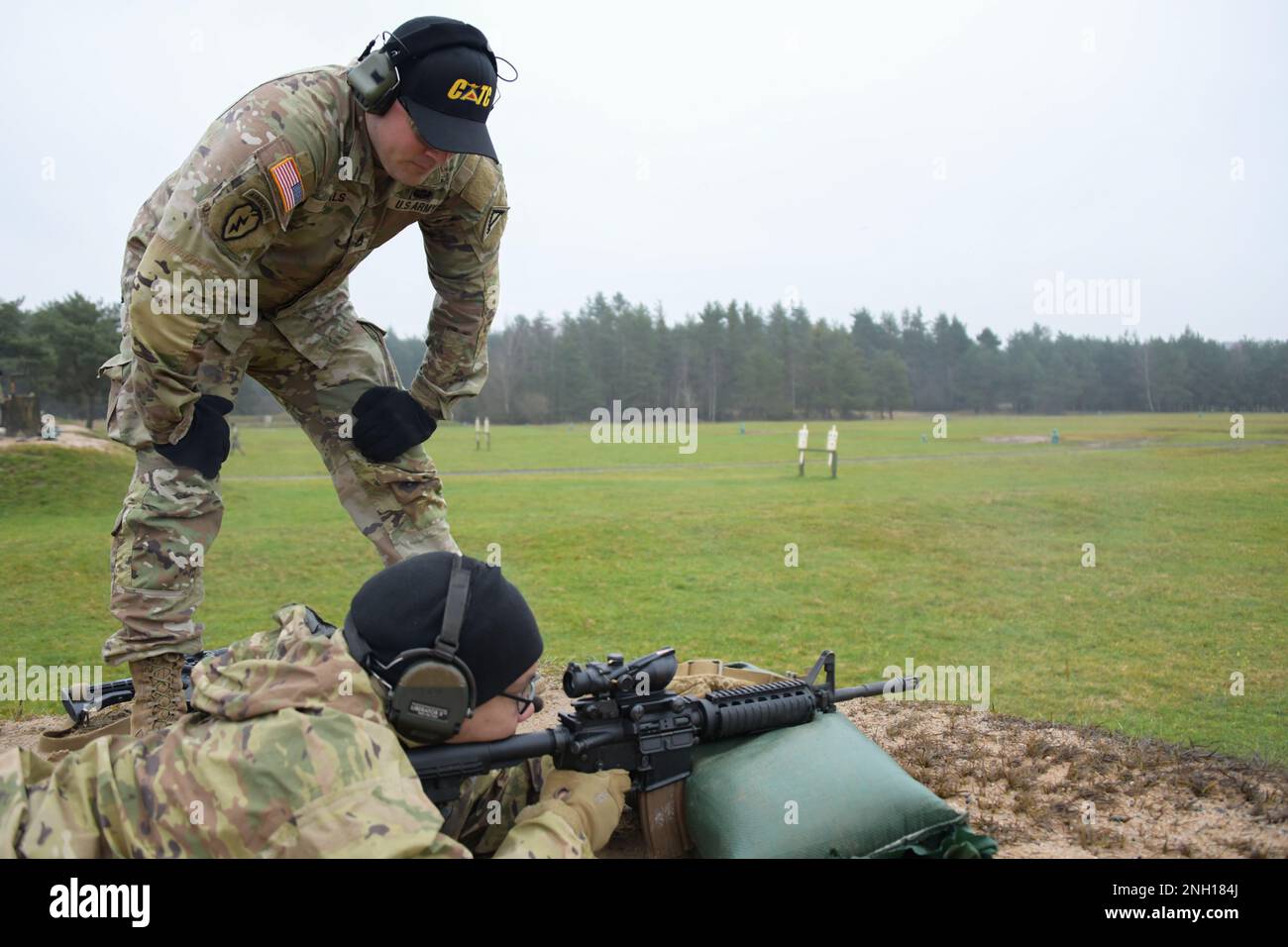 U.S. Army Soldiers attend the U.S. Army Europe and Africa Marksman ...