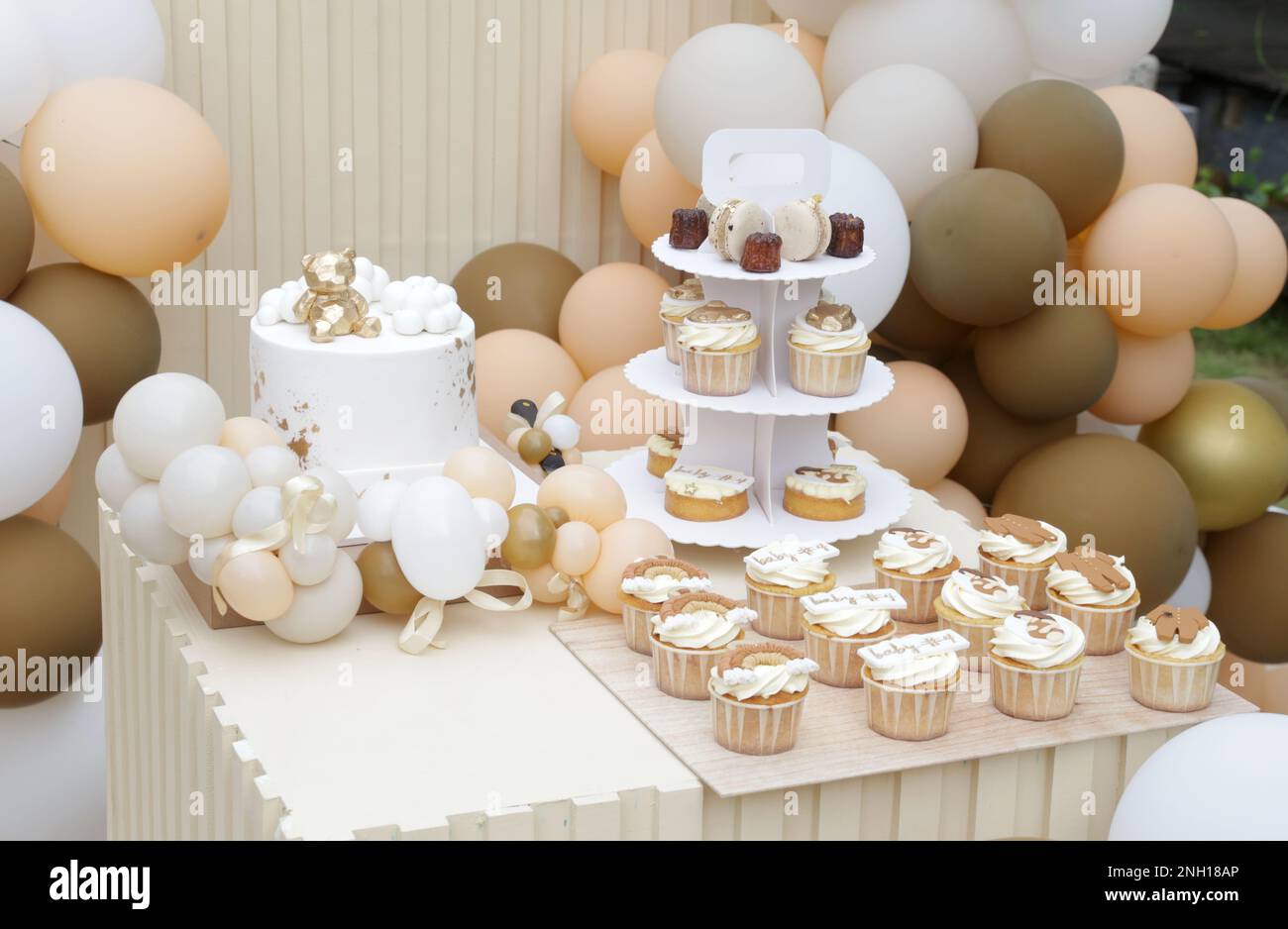 Creative gender neutral baby shower or birthday decoration in the ...