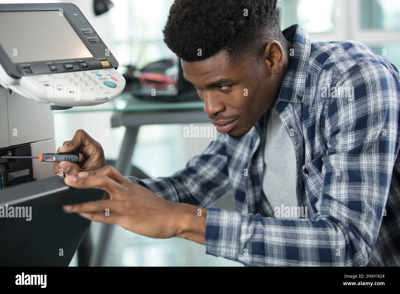 modern service of repairing printers Stock Photo - Alamy