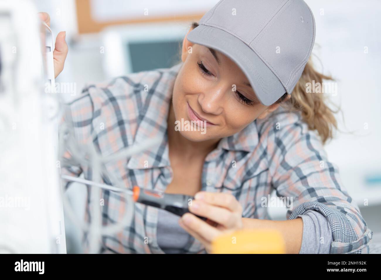 Person using precision instrument hi-res stock photography and images ...
