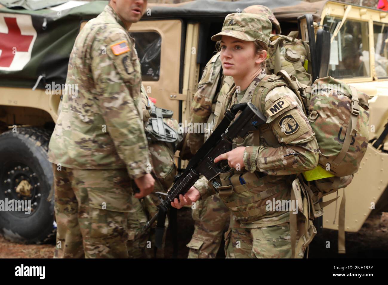 Soldiers 16th military police brigade hi-res stock photography and ...