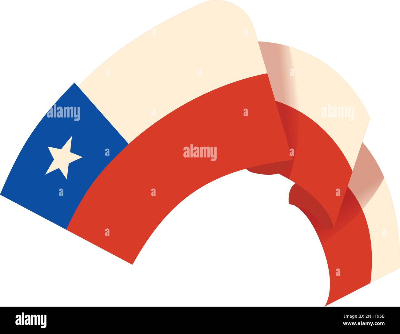 Chile flag icon cartoon vector. Travel button. Cover festival Stock ...