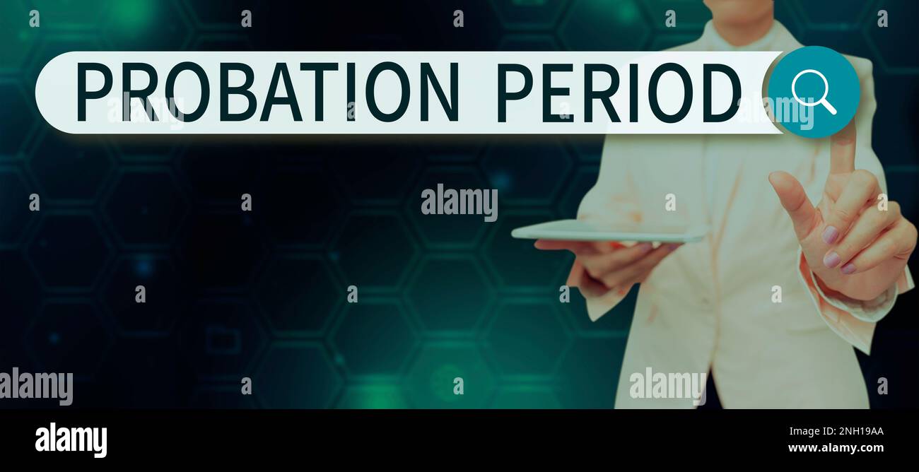 Sign Displaying Probation Period Business Overview Focused And Iterative Approach To Searching