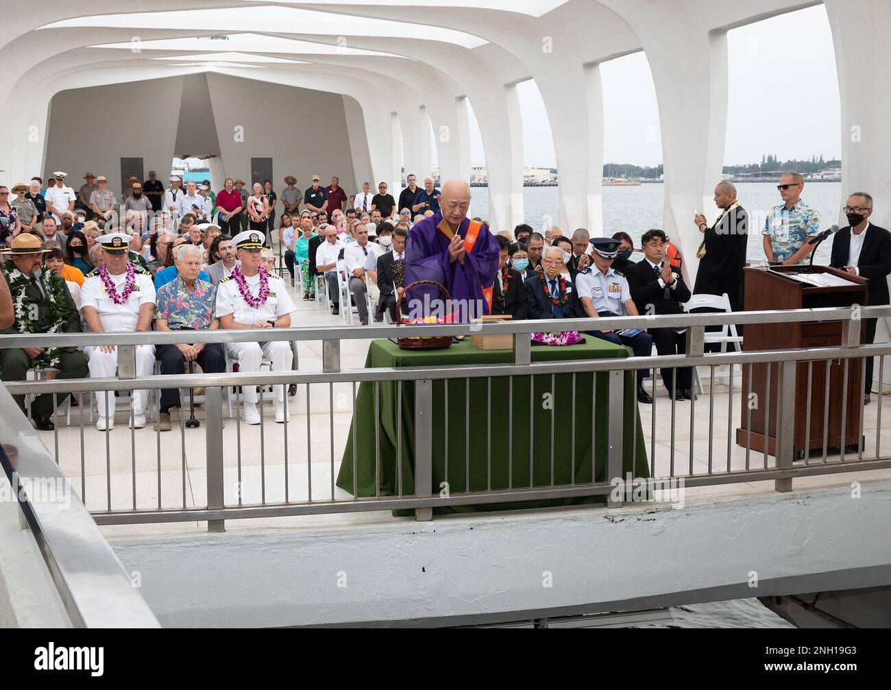 PEARL HARBOR (Dec. 6, 2022) Bishop Shojun Tanaka of Tendai Mission of ...