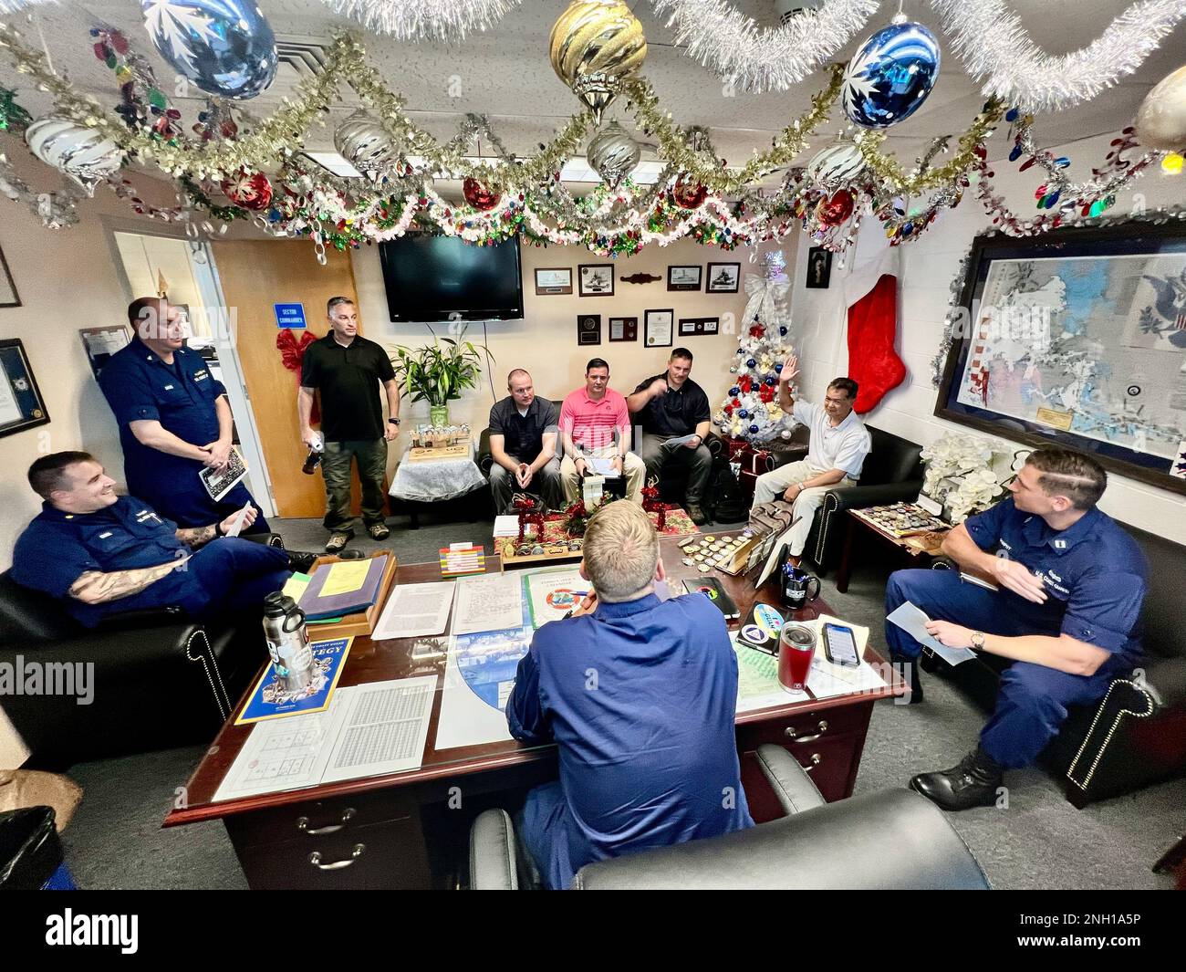 The Port Security and Resiliency Assessment (PSRA) team meets with Capt ...