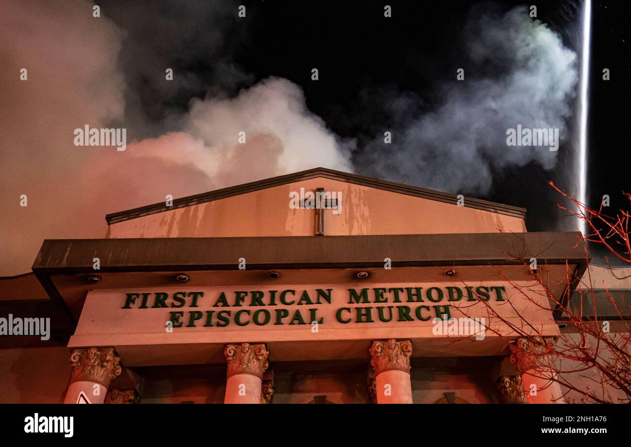 Oakland, California, USA. 20th Feb, 2023. First African Methodist ...