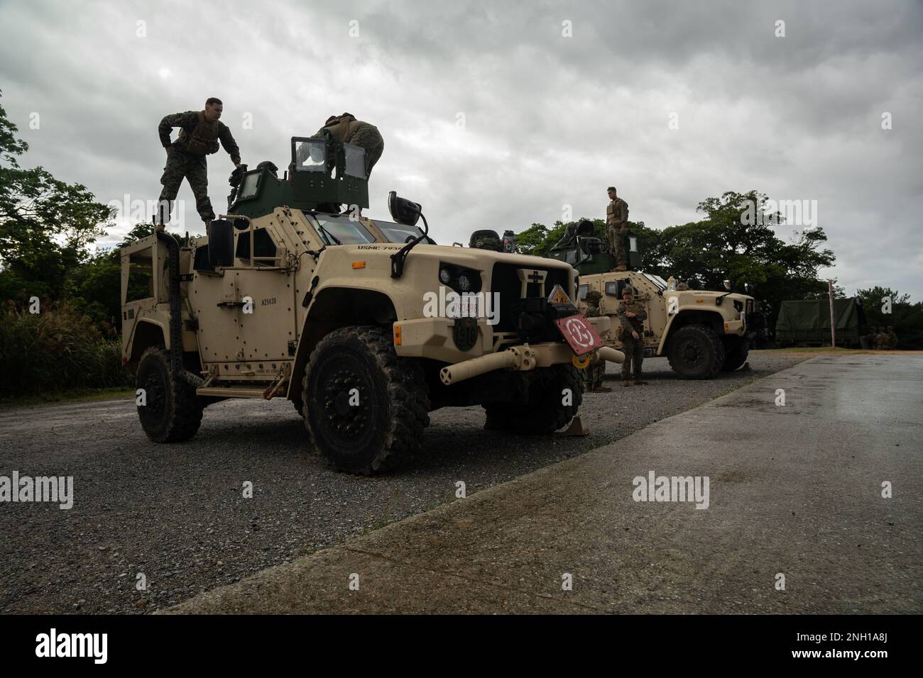 U.S. Marines with 3rd Transportation Battalion and Combat Logistics ...