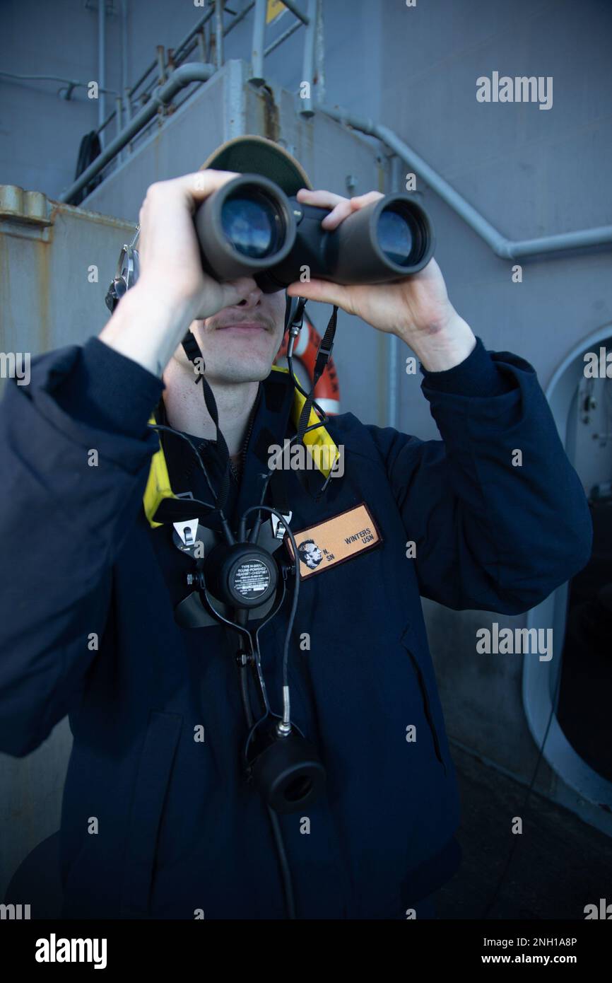 221206-N-ON253-1054 PACIFIC OCEAN (Dec. 06, 2022) Seaman Nathan Winters ...