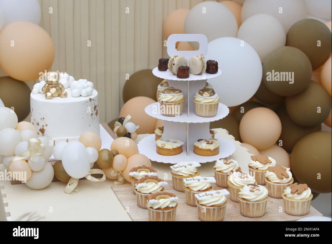 Creative gender neutral baby shower or birthday decoration in the ...