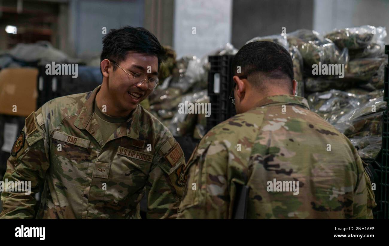 An Airmen from the 18th Logistics Readiness Squadron individual ...