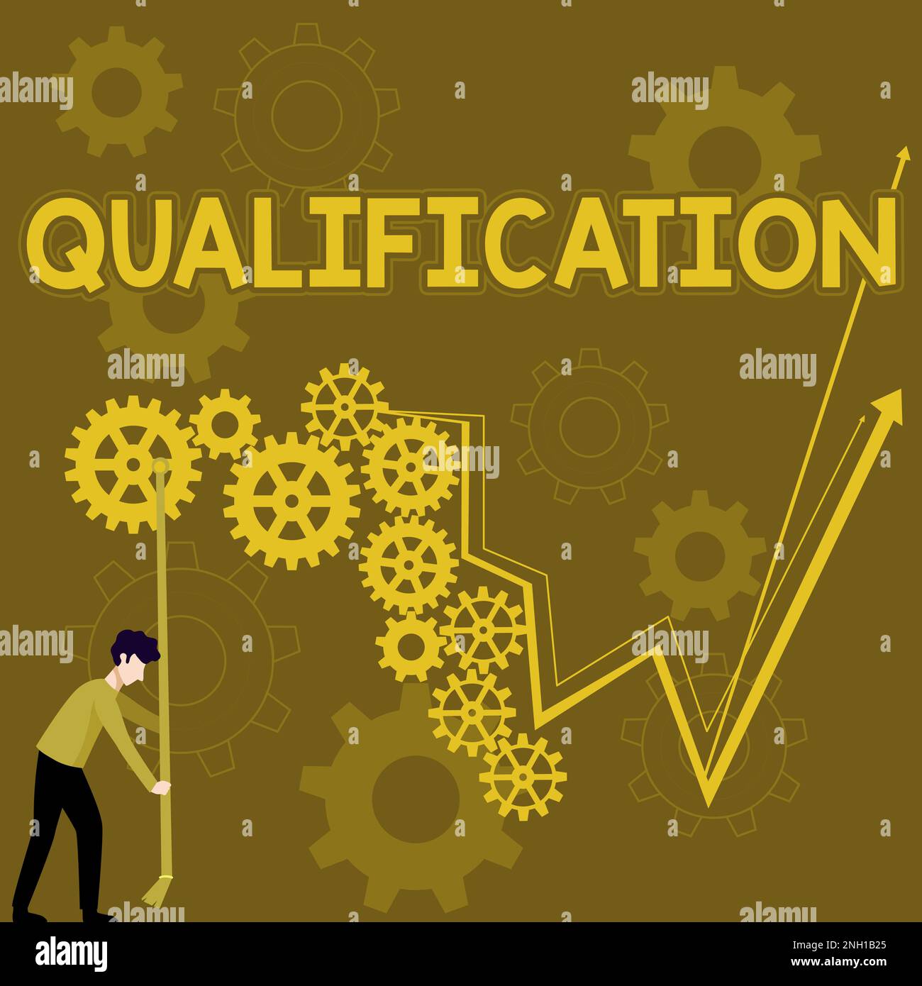 Inspiration showing sign Qualification, Business idea Officially ...