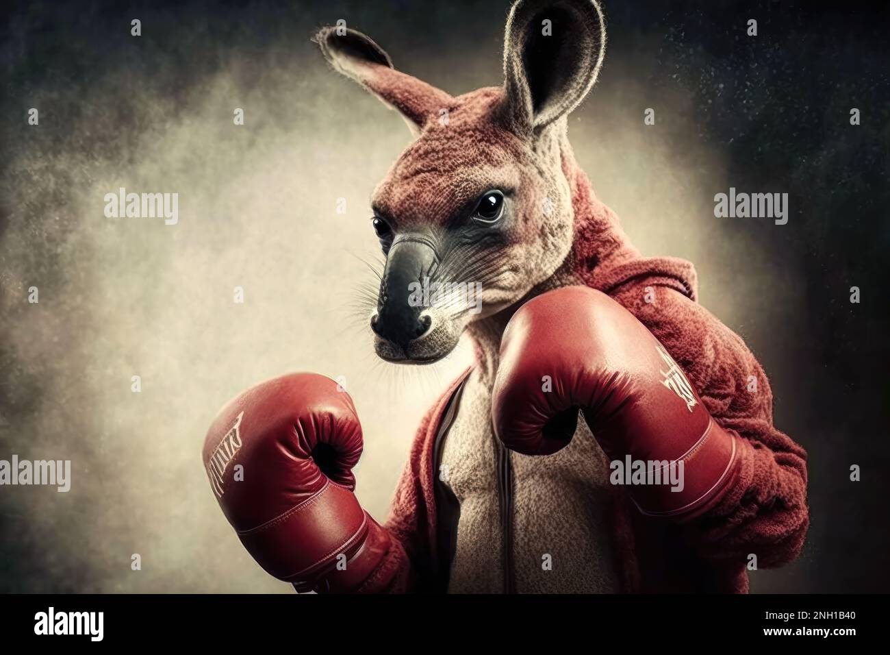 Aggressive kangaroo hi-res stock photography and images - Alamy