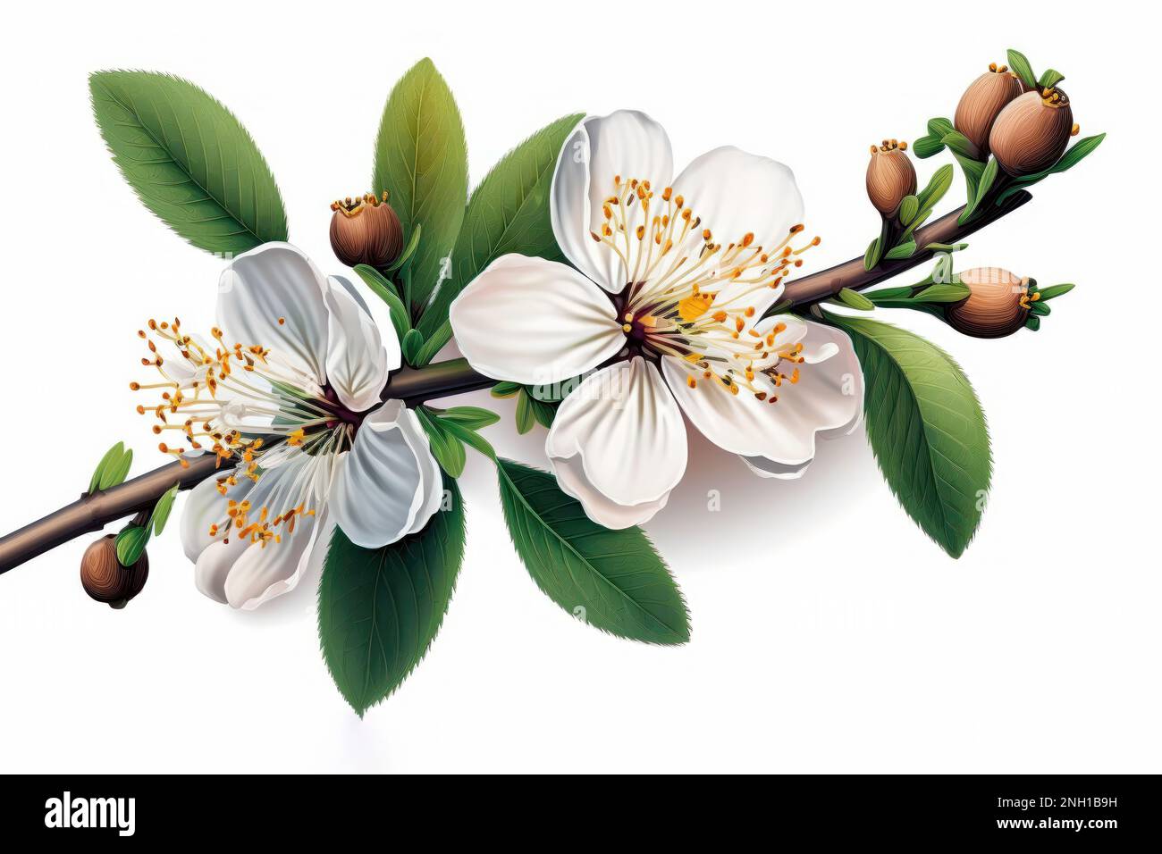 Background manuka tree Cut Out Stock Images & Pictures - Alamy