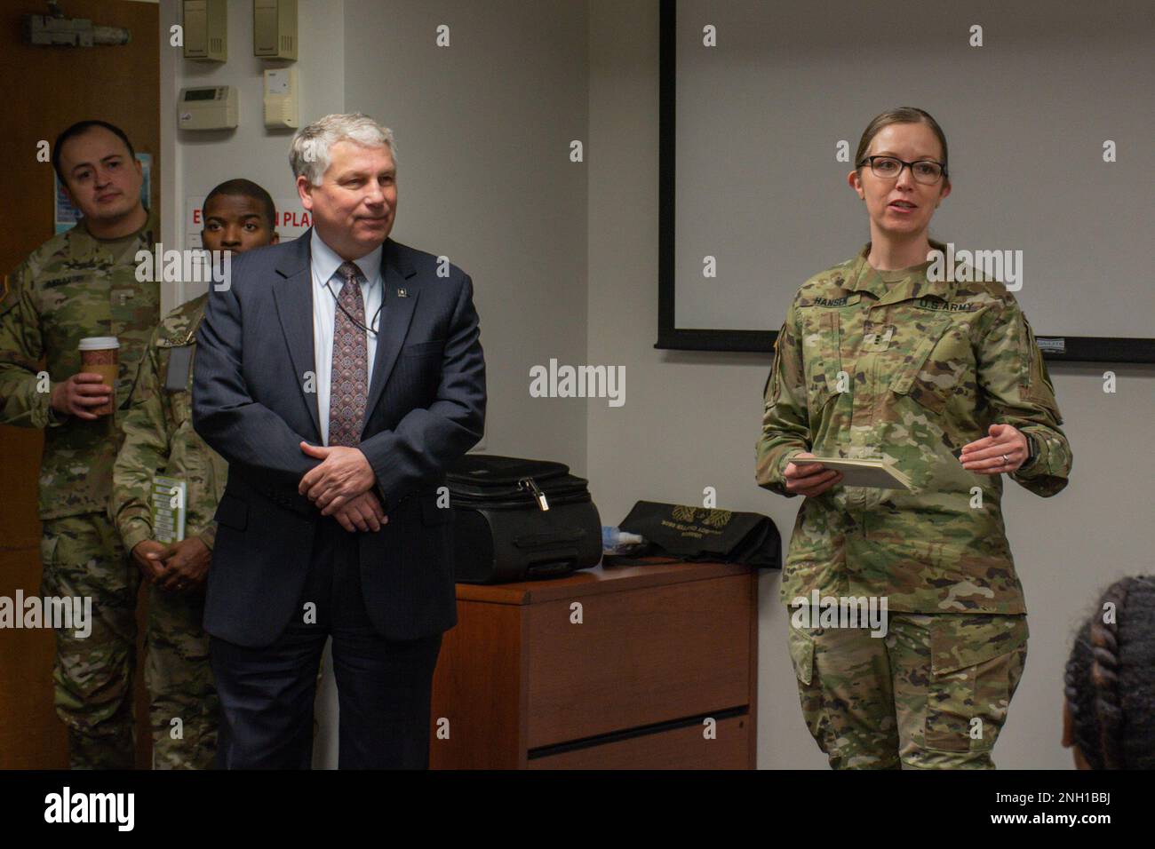 Mr. Steve Austin, the Assistant Chief of the Army Reserve, visits the ...