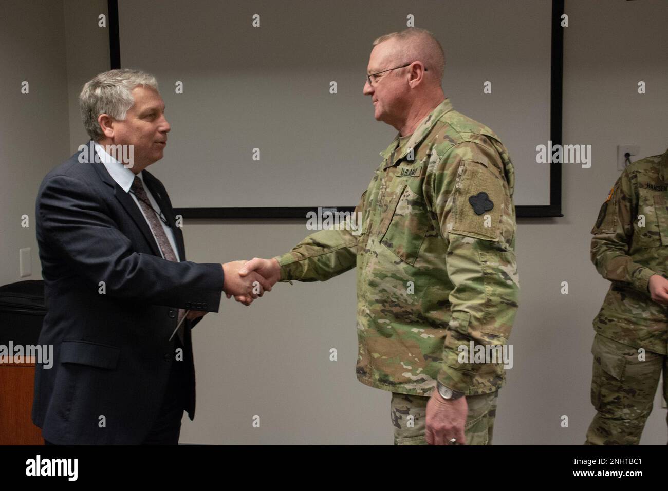 Mr. Steve Austin, the Assistant Chief of the Army Reserve, visits the ...