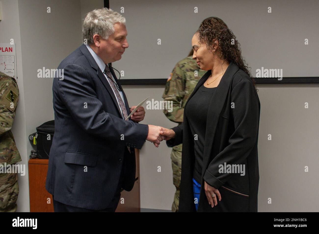 Mr. Steve Austin, the Assistant Chief of the Army Reserve, visits the ...