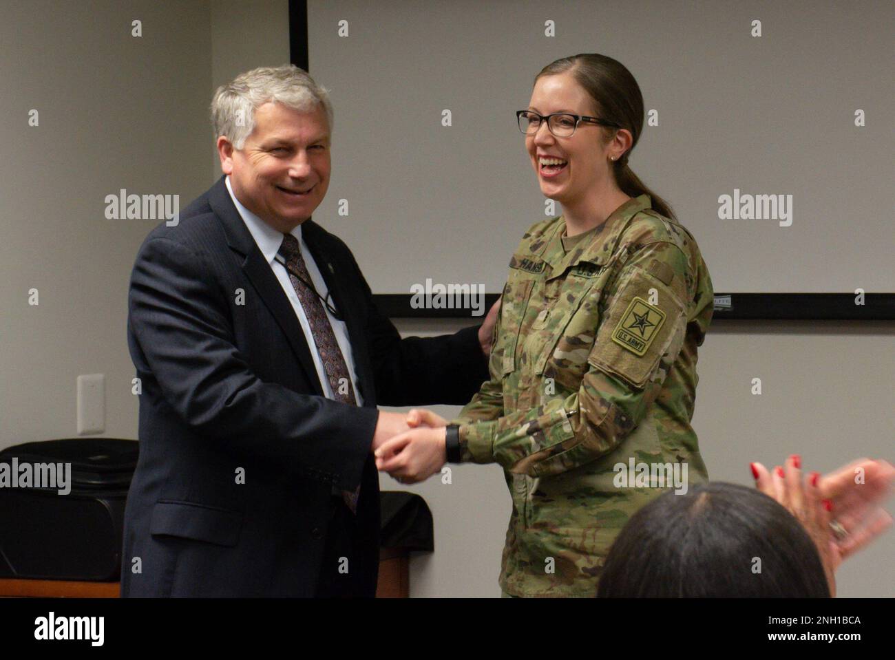 Mr. Steve Austin, the Assistant Chief of the Army Reserve, visits the ...