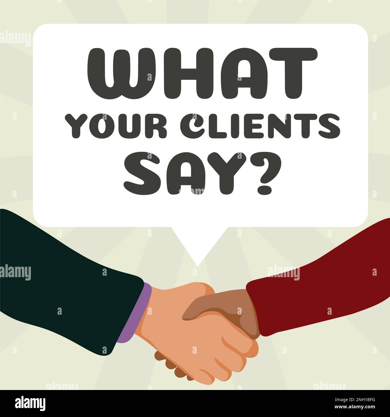 Writing displaying text What Your Clients Say, Business approach ...