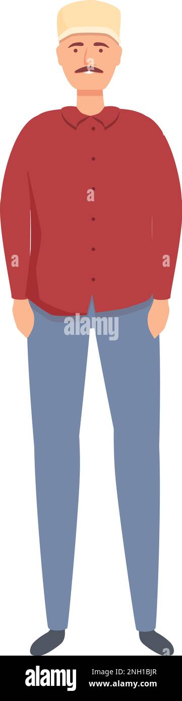 Work trucker icon cartoon vector. Driver hat. Professional service ...