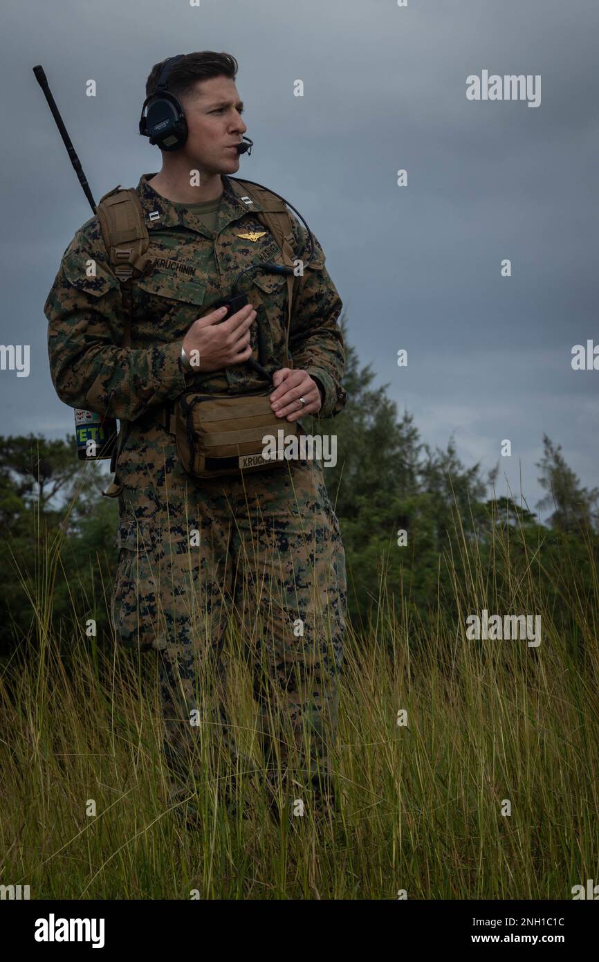 U.S. Marine Corps Capt. Alexander Kruchinin, a forward air controller ...