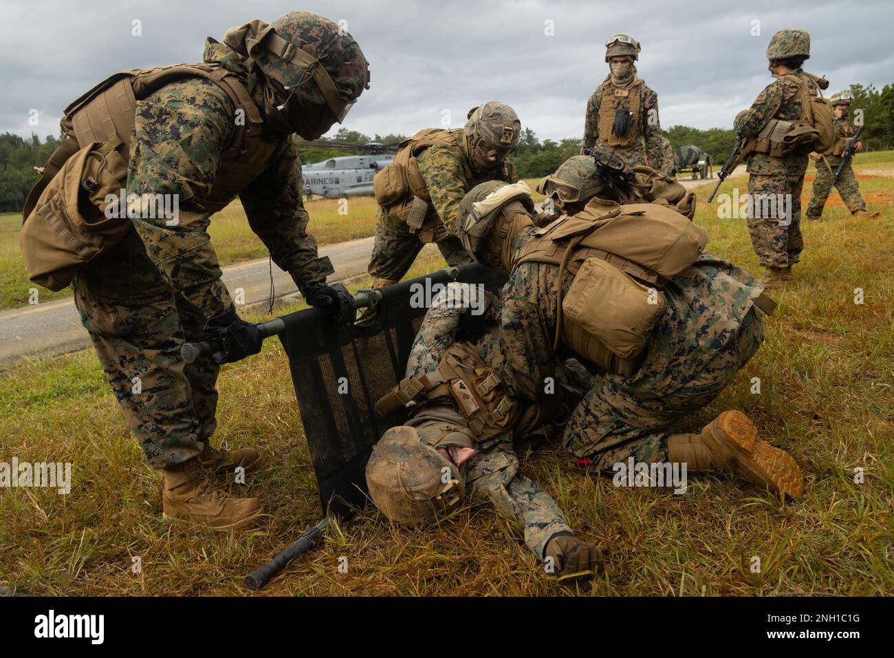 U.S. Marines with 3rd Transportation Battalion, Combat Logistics ...