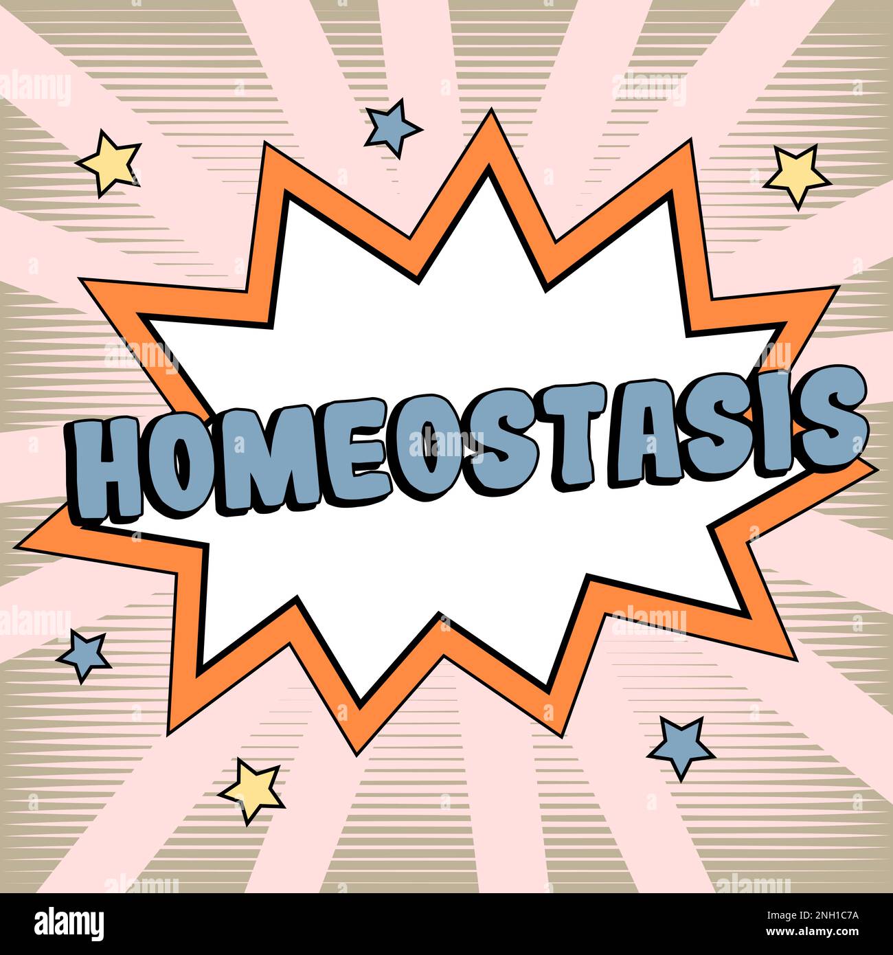 Text showing inspiration Homeostasis, Conceptual photo the tendency ...