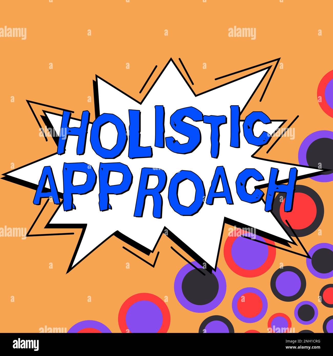 Conceptual display Holistic Approach, Business overview characterized ...