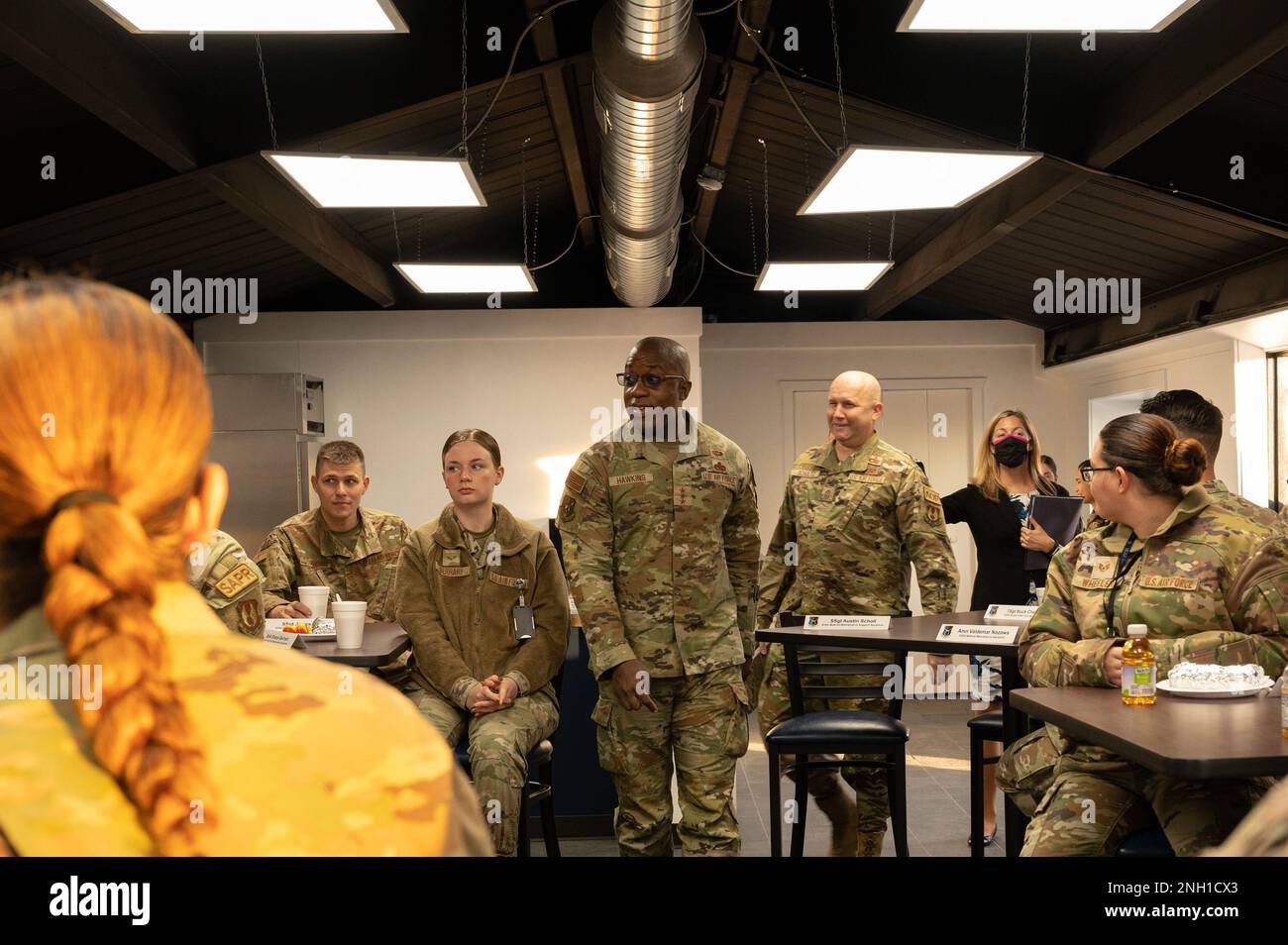 U.S. Air Force Lt. Gen. Stacey Hawkins, Air Force Sustainment Center ...