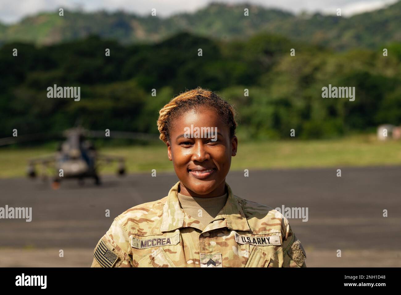U.S. Army Sergeant Janelle McCrea, Non-Commissioned Officer in Charge ...