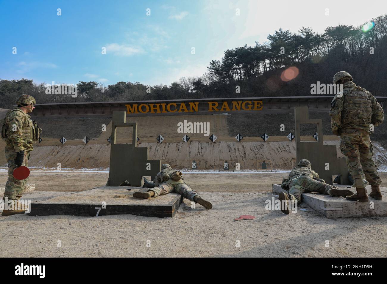 U.S. Army Sgt. Daniel Martin Higginbottom and Cpt. Joel Budd, 210th ...