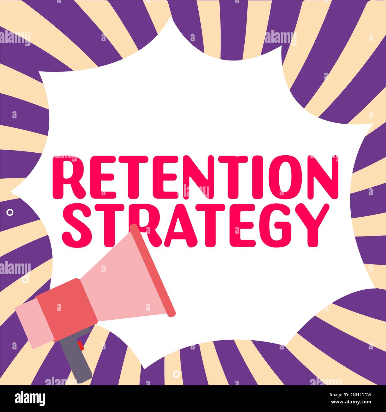 Text showing inspiration Retention Strategy. Business approach ...