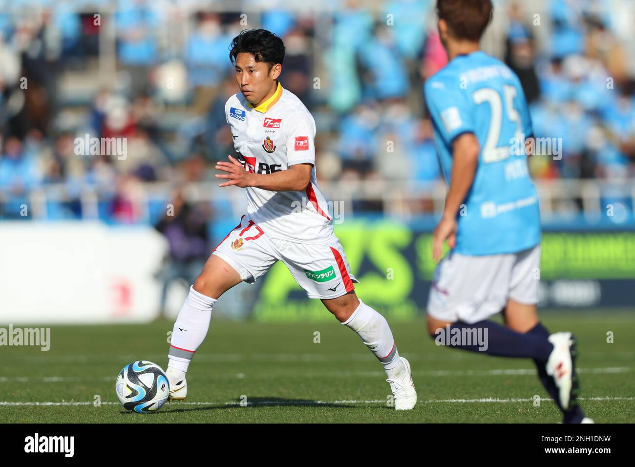 Kanagawa, Japan. 18th Feb, 2023. Ryoya Morishita (Grampus) Football/Soccer : 2023 J1 League ...