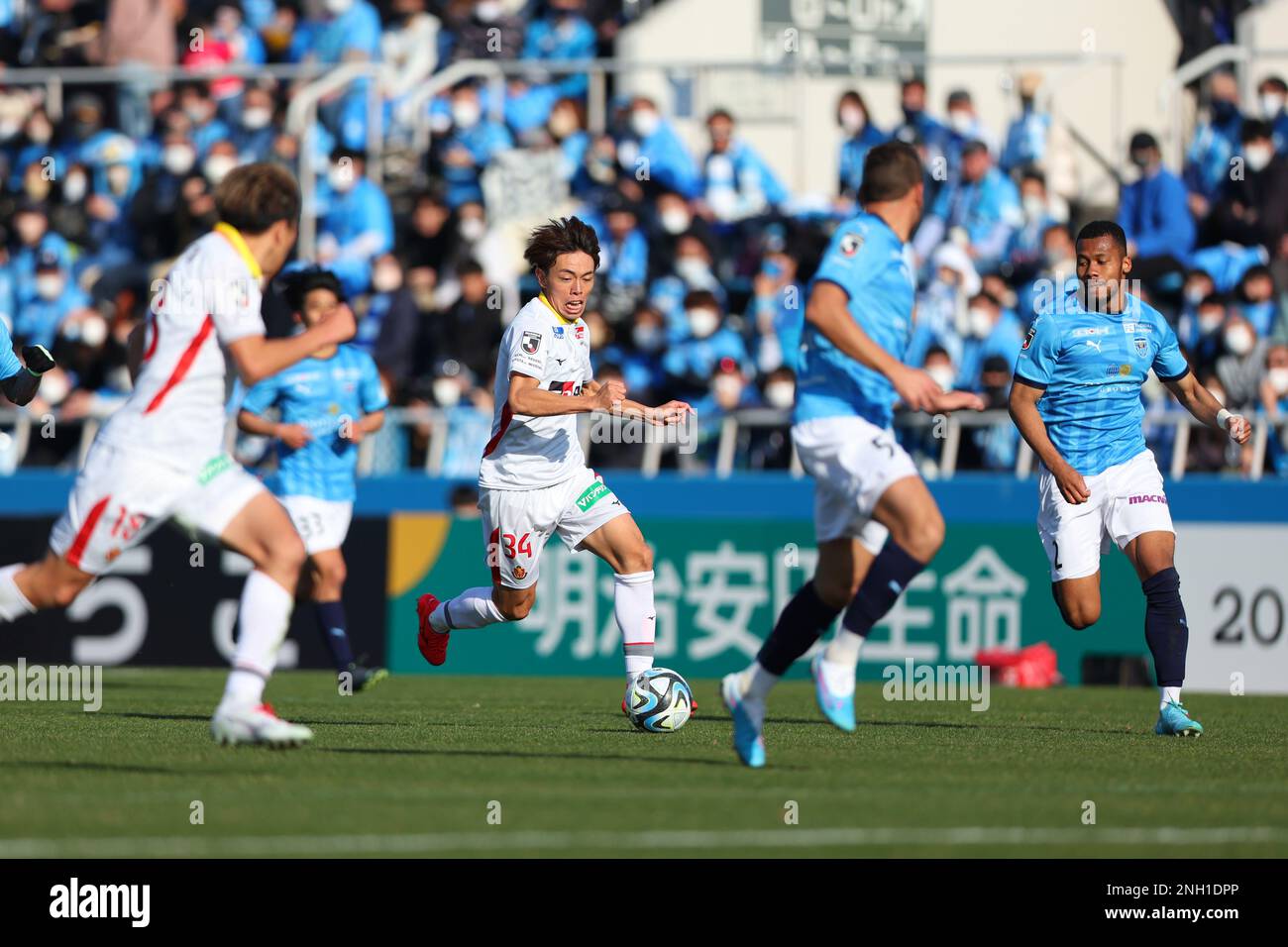 Kanagawa, Japan. 18th Feb, 2023. Takuya Uchida (Grampus) Football ...