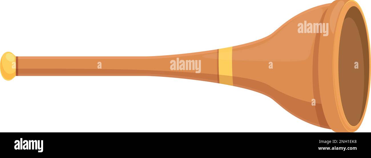 Sound vuvuzela icon cartoon vector. Soccer horn. Fan speaker Stock ...