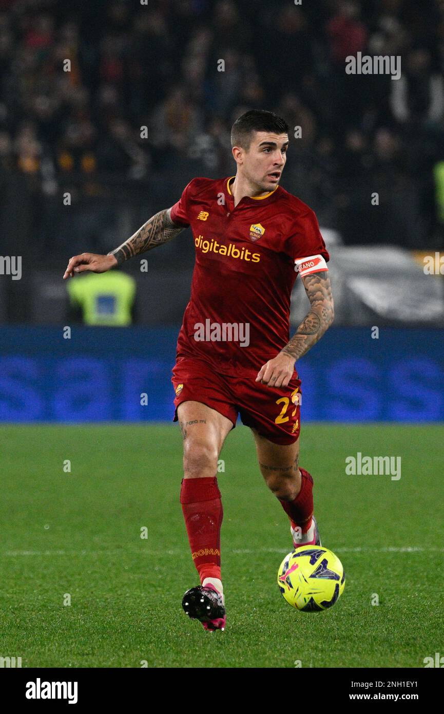 Gianluca Mancini (AS Roma) during the Italian Football Championship ...