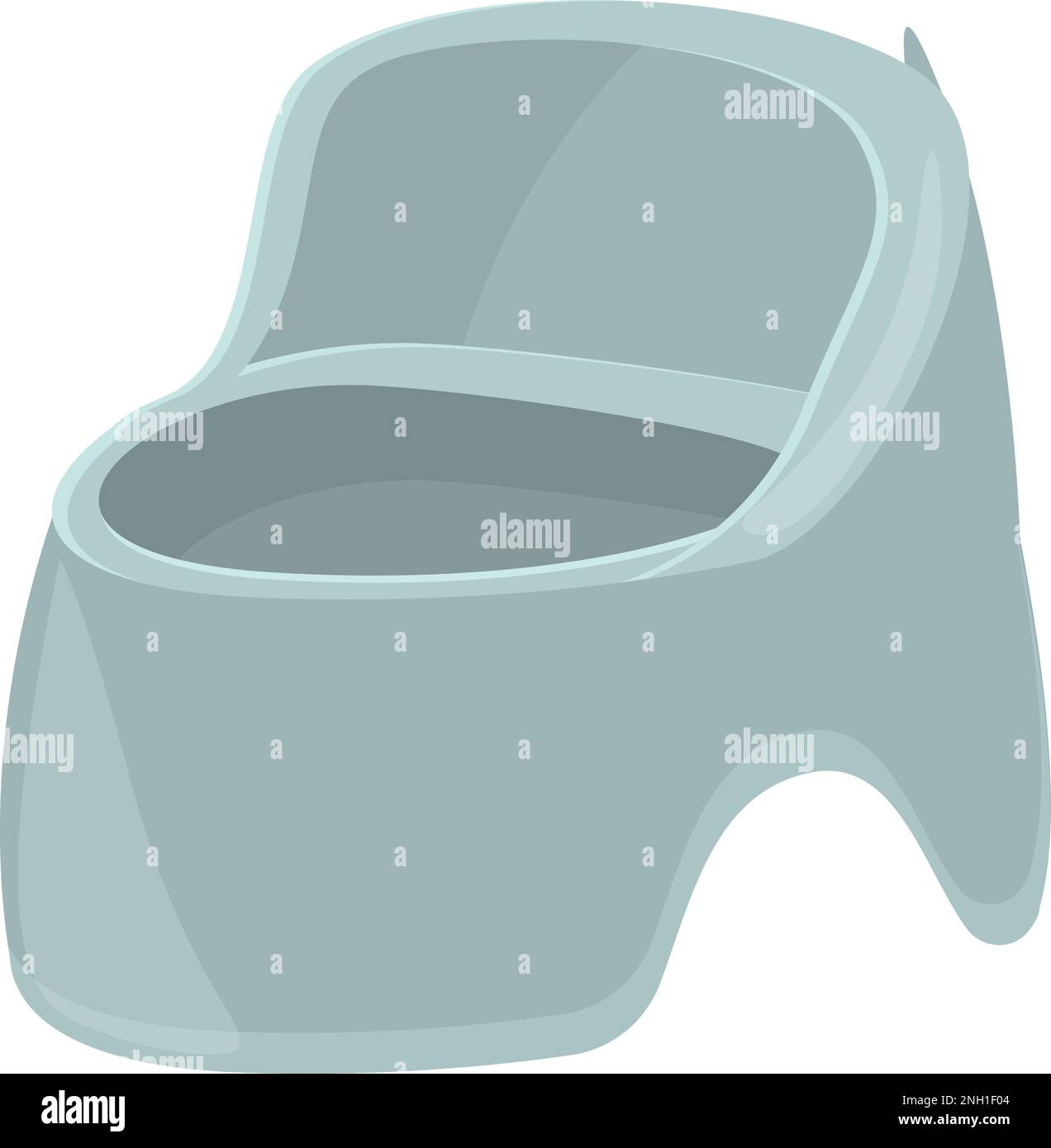 Childhood potty icon cartoon vector. Baby toilet. Object pot Stock ...