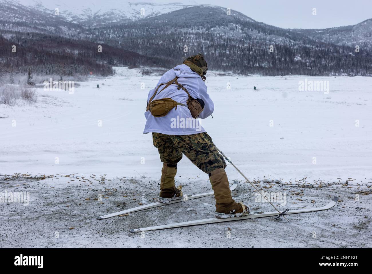 A U.S. Marine with 2d Reconnaissance Battalion, 2d Marine Division ...