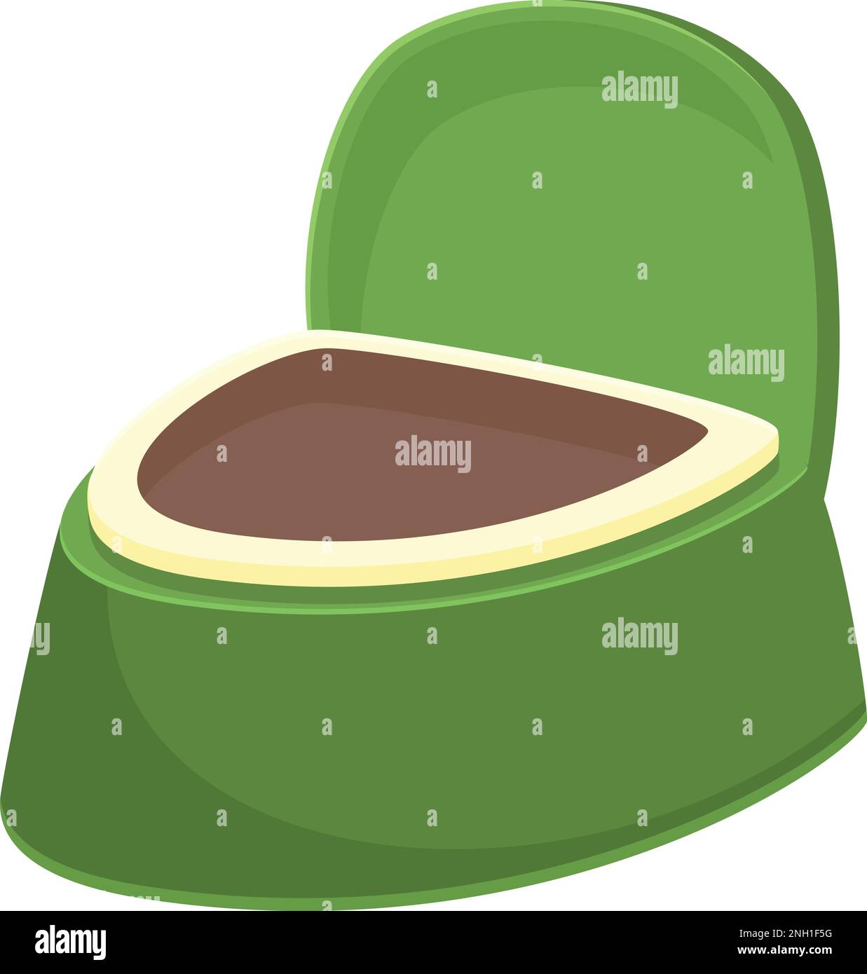 Plastic potty icon cartoon vector. Child toilet. Lavatory pot Stock ...