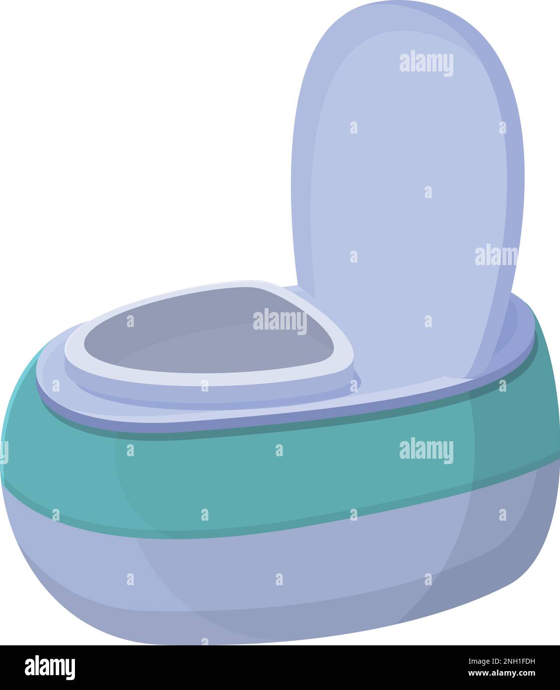 Modern potty icon cartoon vector. Cute object. Kid toilet Stock Vector ...