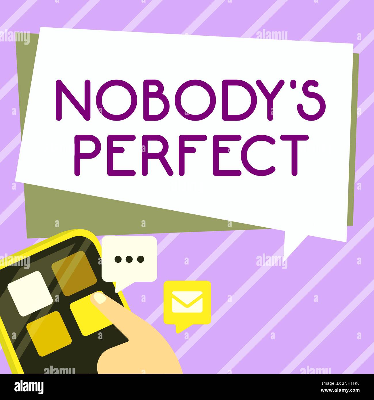 Conceptual caption Nobody's Perfect. Concept meaning used to say that ...