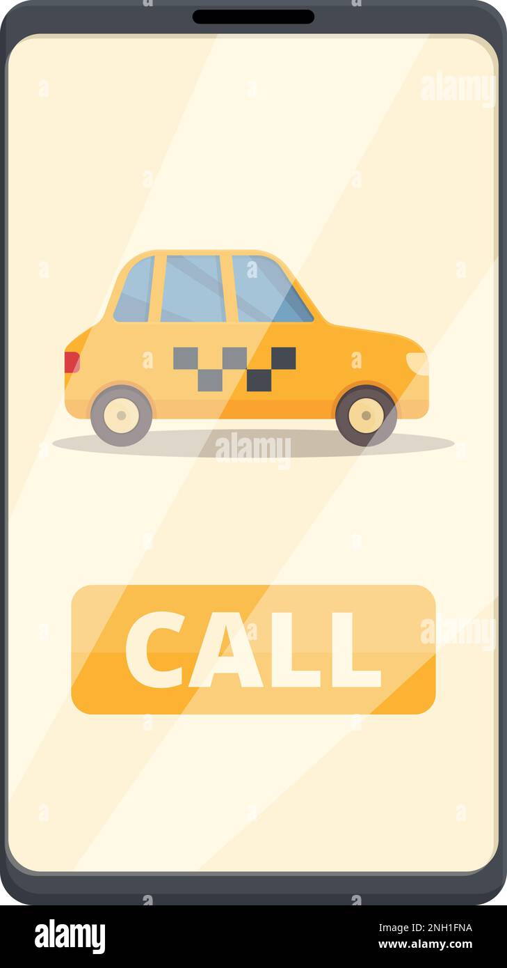 Yellow taxi cab top view Stock Vector Images - Alamy