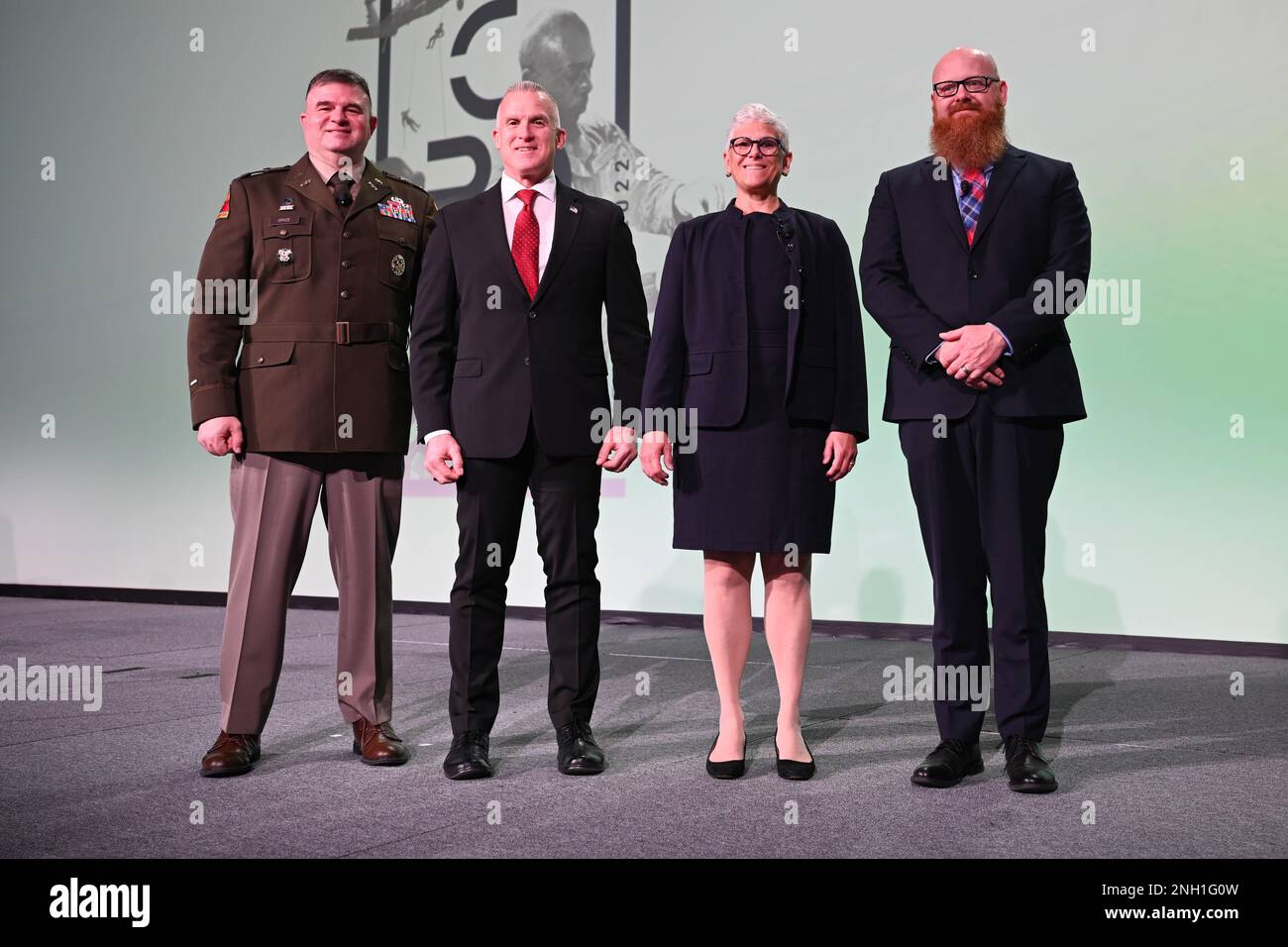 L-R: COL Christopher Grice, Mr Darryl Colvin from DIR for JPEO for CBD ...